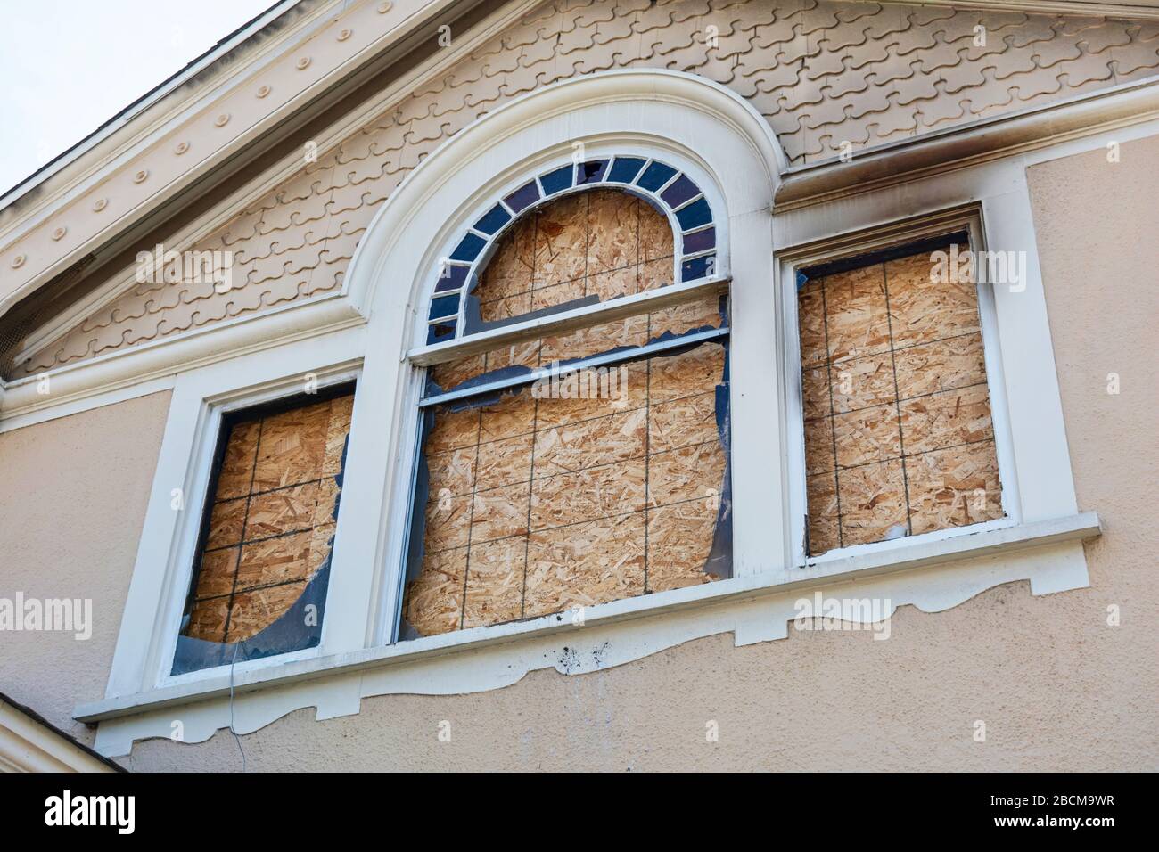 Boarded Up Windows Plywood