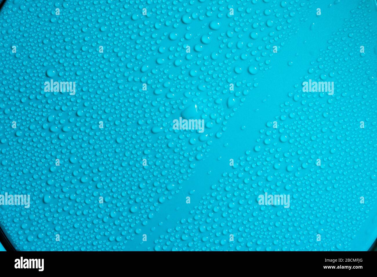 water condensation on plastic lid of food storage container Stock Photo ...