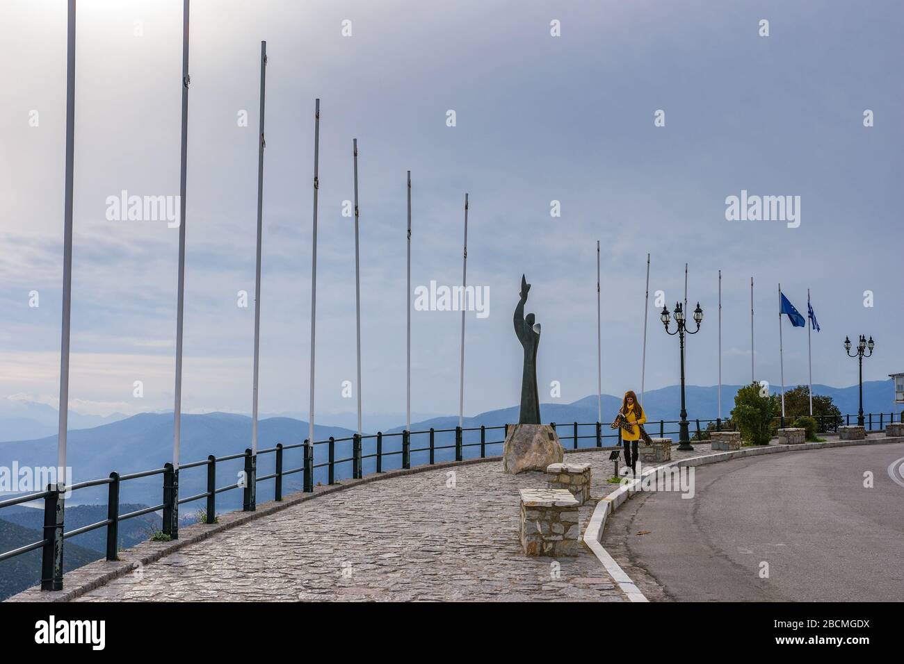 The sculpture of Prometheus a Titan, culture hero, and trickster figure ...