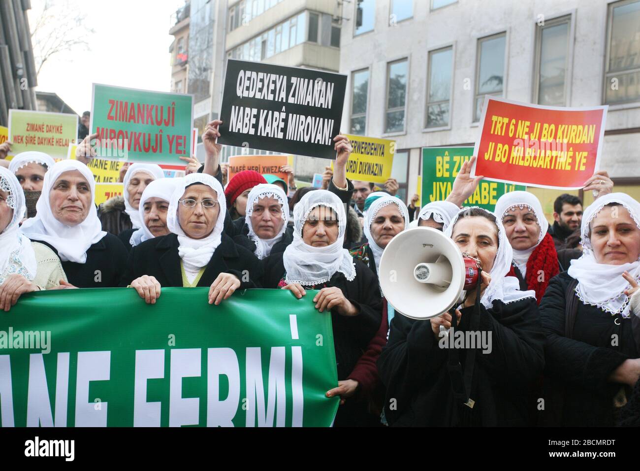 ISTANBUL, TURKEY - JANUARY 17: The Peace Mothers (Turkish: Baris ...