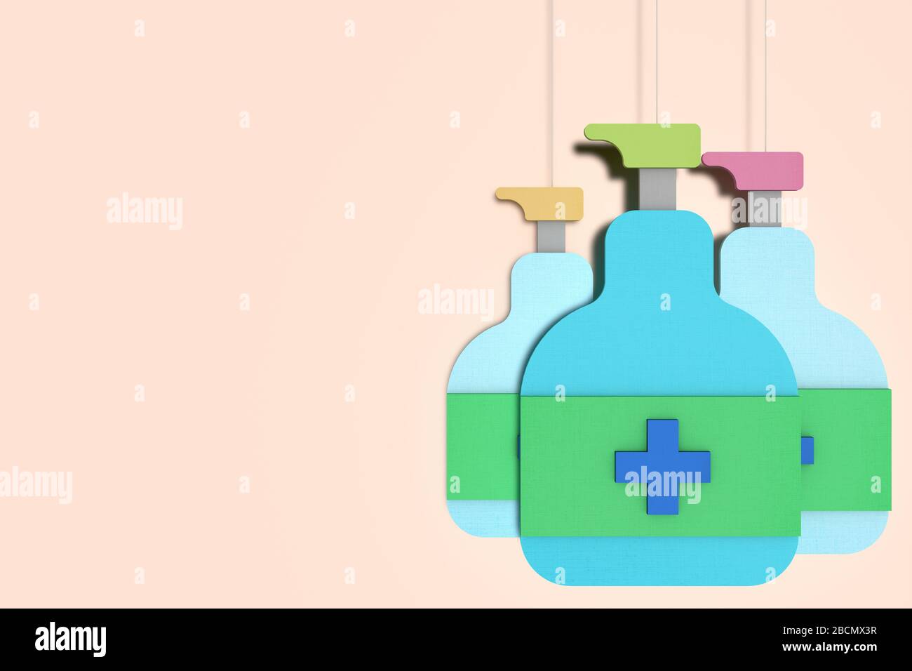 Paper craft medical equipment prevention hospital medical Stock Photo ...