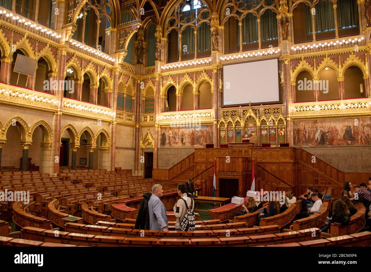 The lower house where the National Assembly meets. The Hungarian ...