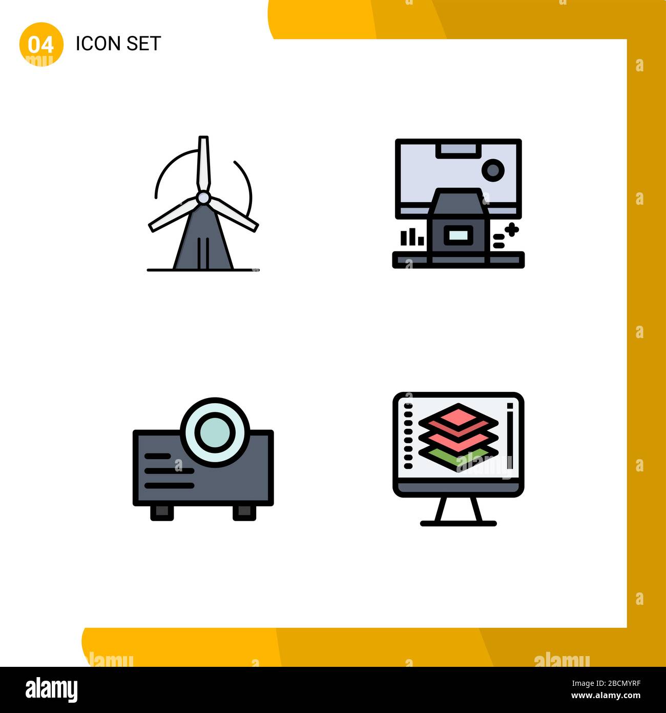 Power control room screen Stock Vector Images - Alamy