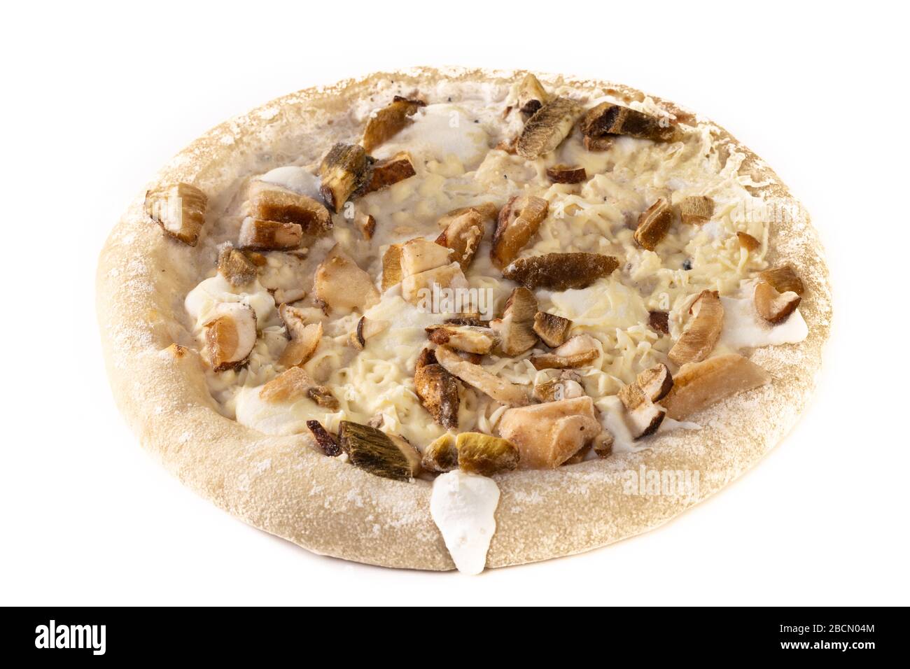 Frozen pizza isolated on a white background Stock Photo - Alamy