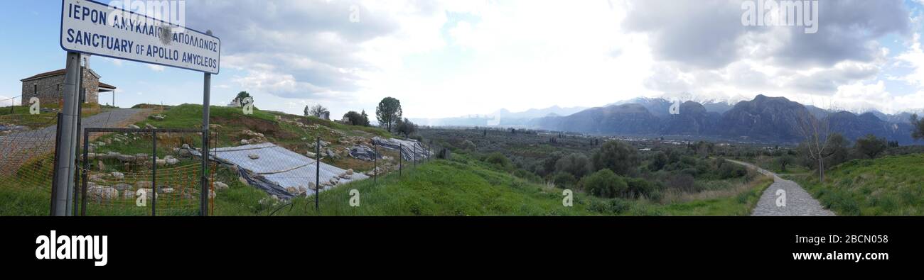 Acropolis of sparta hi-res stock photography and images - Alamy
