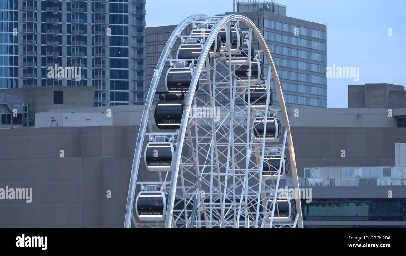 Atlanta Skyview Ferris Wheel at Centennial Olympic Park - ATLANTA, USA ...