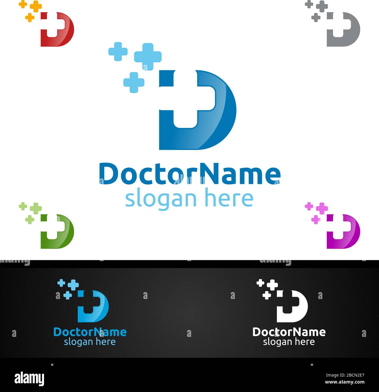 Doctor Cross Medical Hospital Logo for Emergency Clinic Drug store or ...