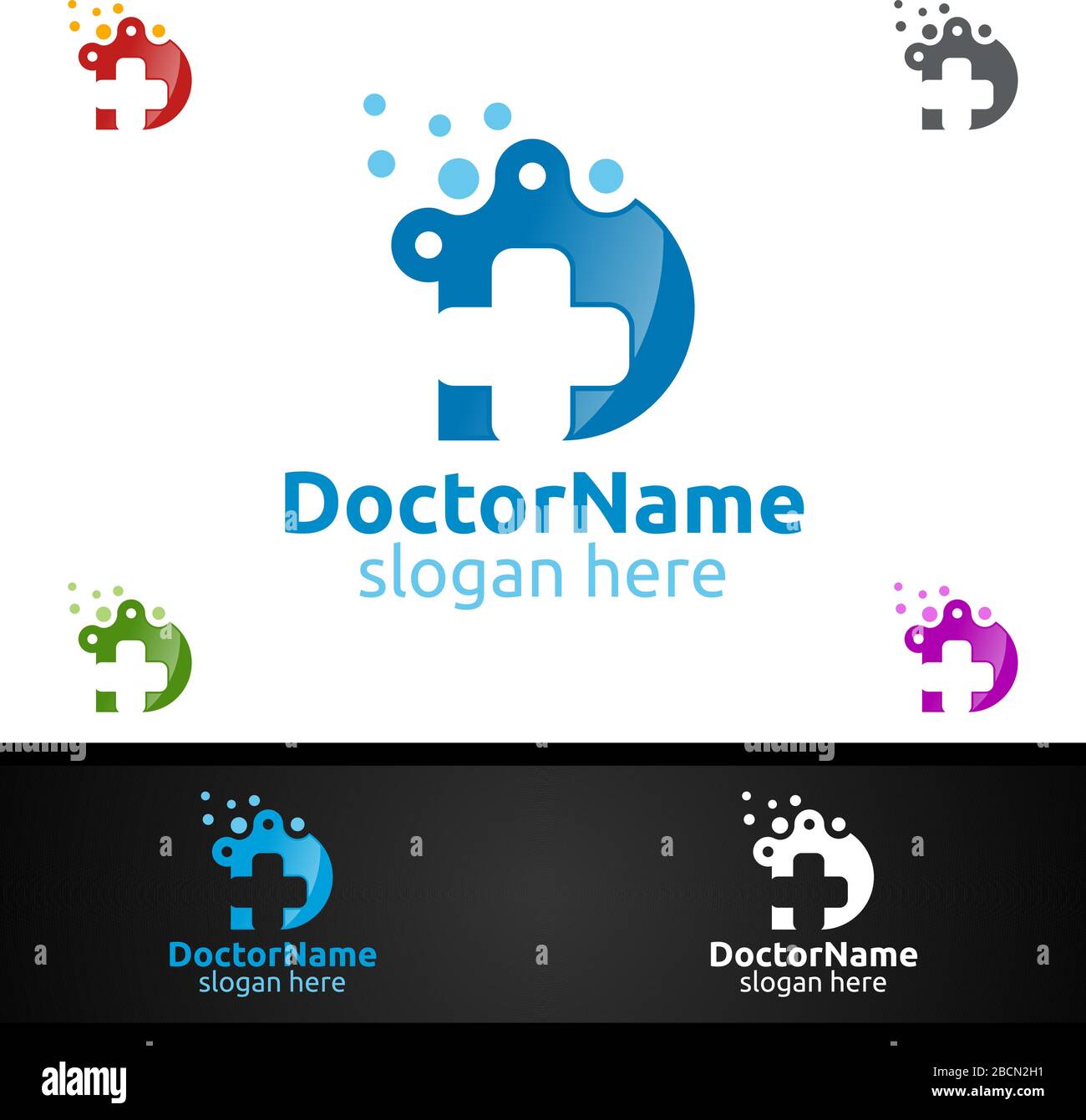 Doctor Cross Medical Hospital Logo for Emergency Clinic Drug store or ...