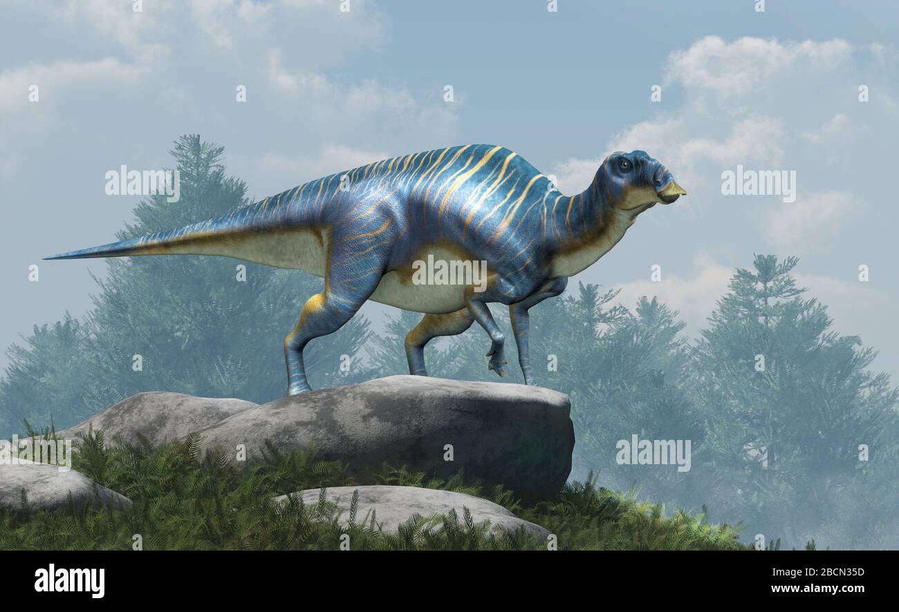 Duck billed dinosaur hi-res stock photography and images - Alamy