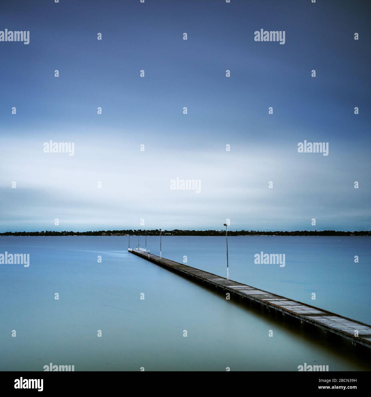 Long wooden jetty hi-res stock photography and images - Alamy