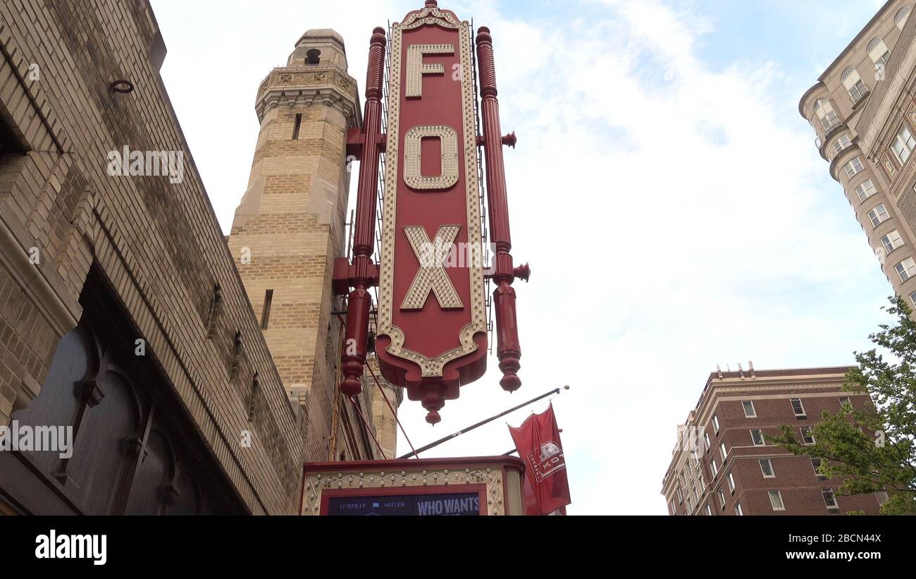 The Fox Theater in Midtown Atlanta - ATLANTA, USA - APRIL 20, 2016 ...