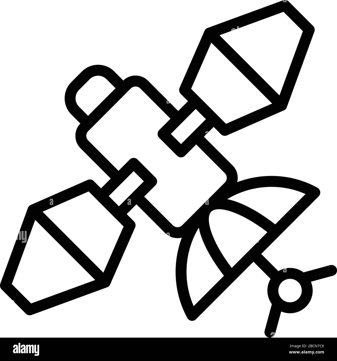 Planet satelite internet Stock Vector Images - Alamy