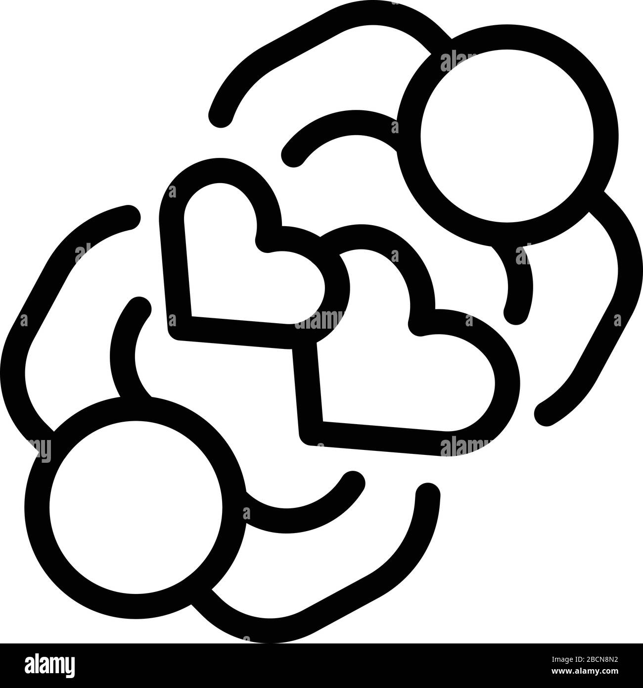 Outdoor couple love kiss Stock Vector Images - Alamy