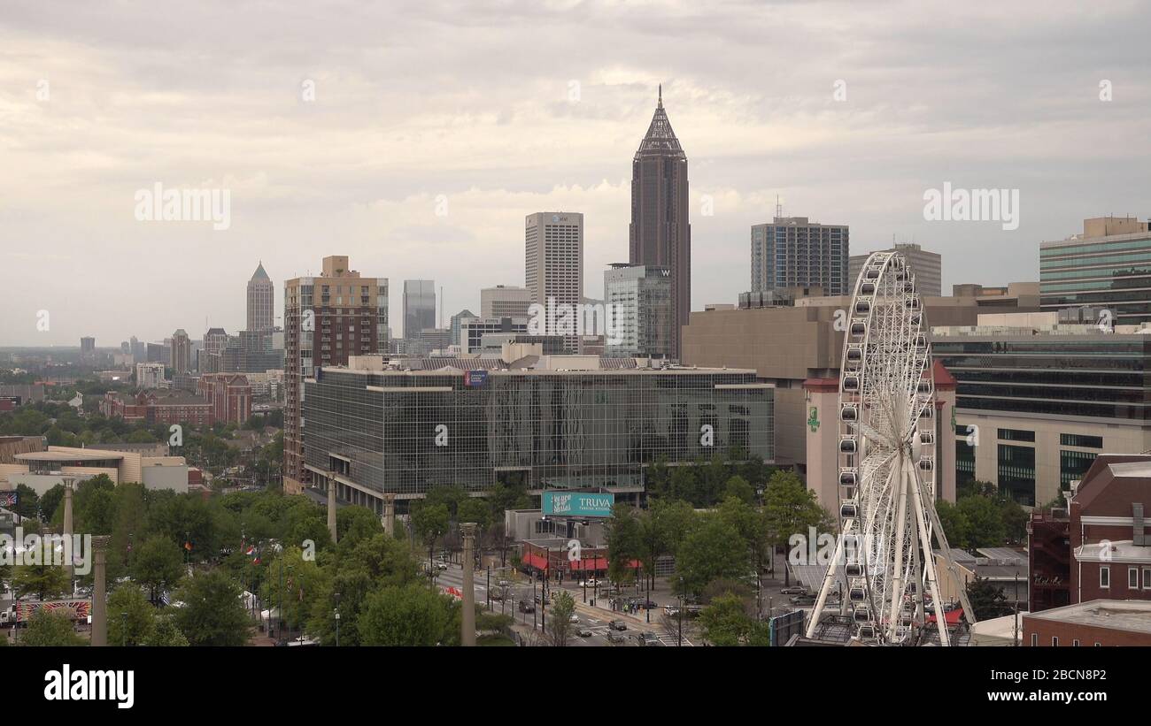 Atlanta georgia usa skyline from hi-res stock photography and images ...