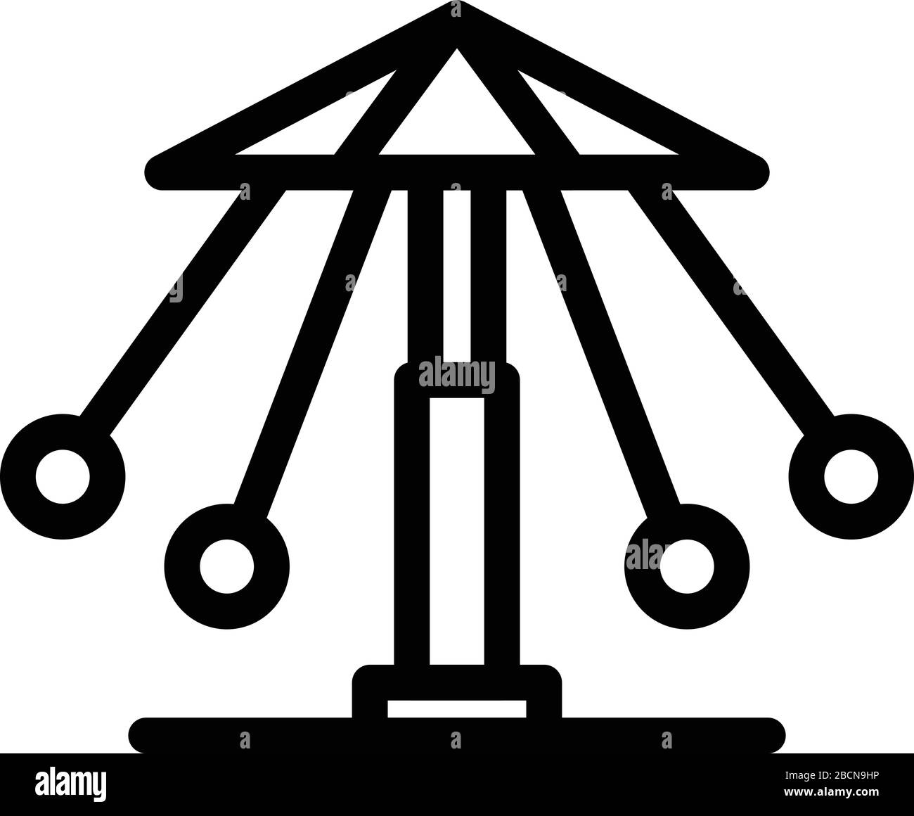 Carousel horse silhouette Black and White Stock Photos & Images - Alamy