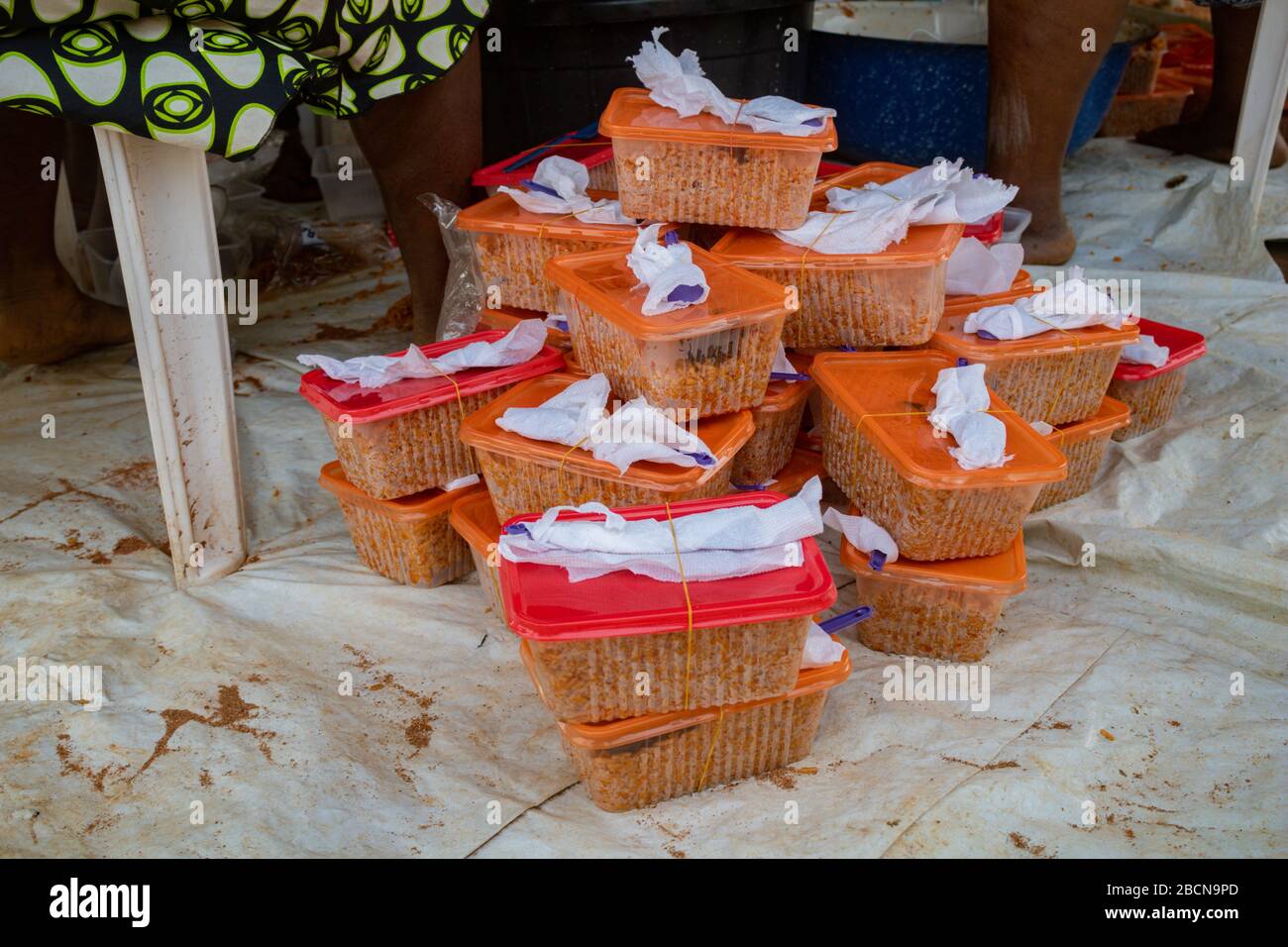 Jollof Rice Pack Stock Photo - Alamy
