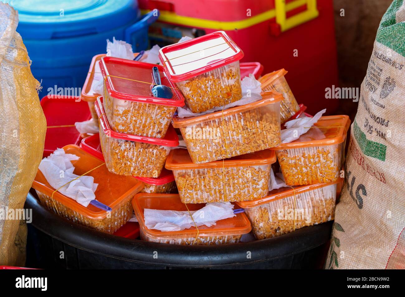 Jollof Rice Pack Stock Photo - Alamy