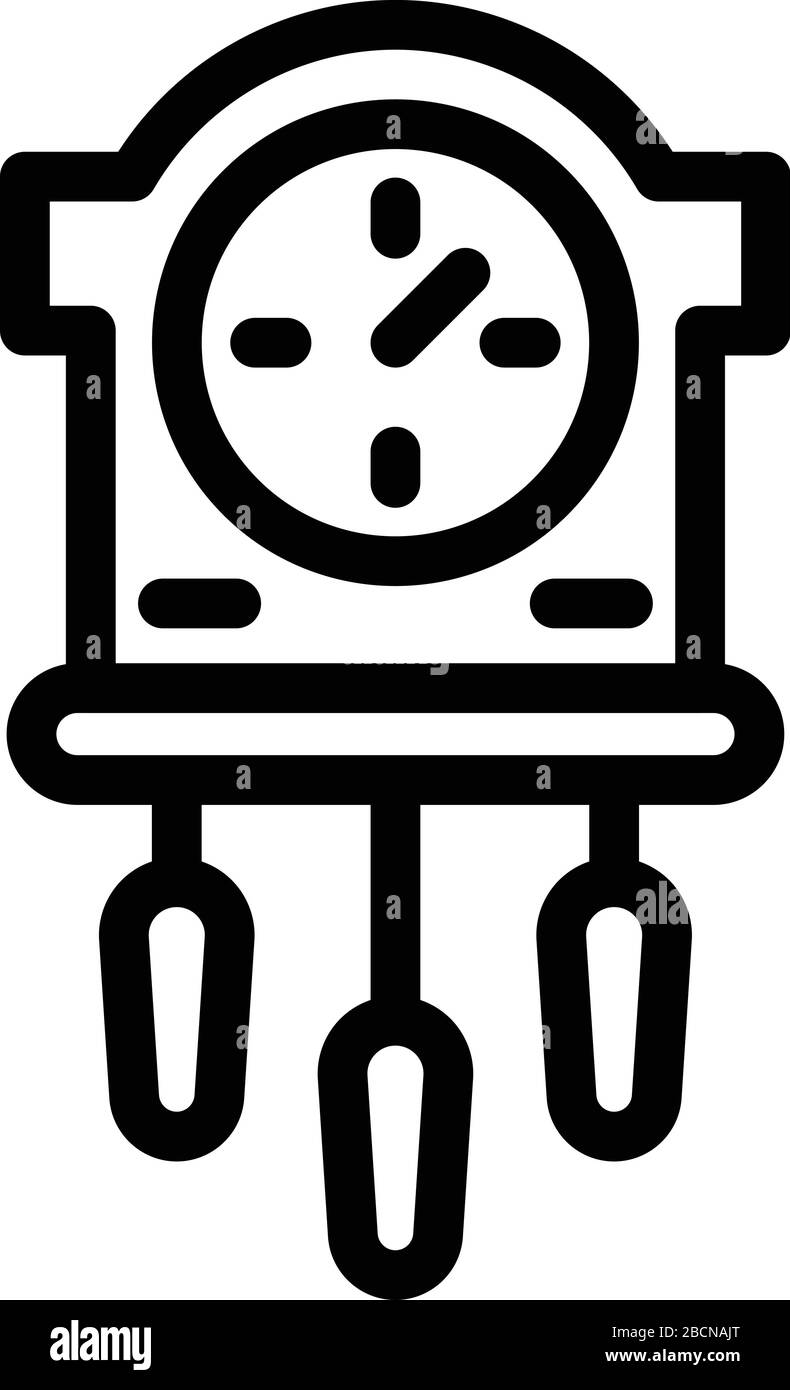 Responsibility balance icon outline Cut Out Stock Images & Pictures - Alamy