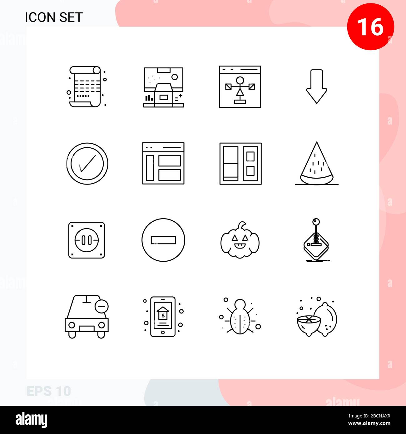 Flowchart arrow Stock Vector Images - Alamy