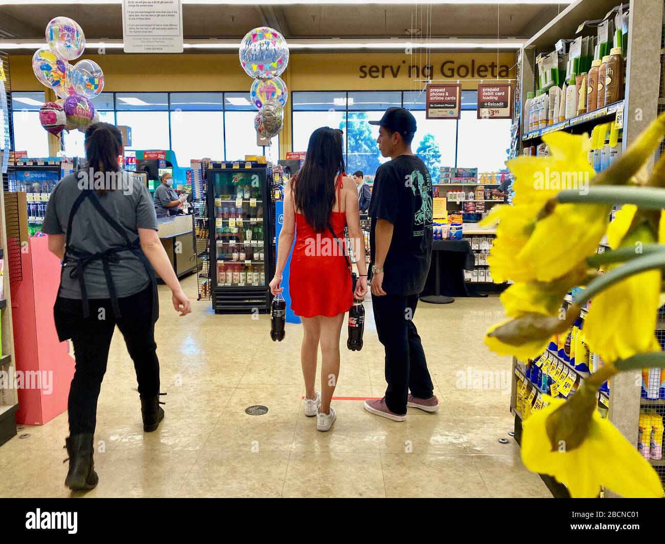 Inside Safeway Store