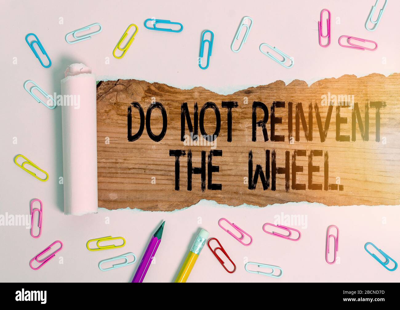 Conceptual hand writing showing Do Not Reinvent The Wheel. Concept ...
