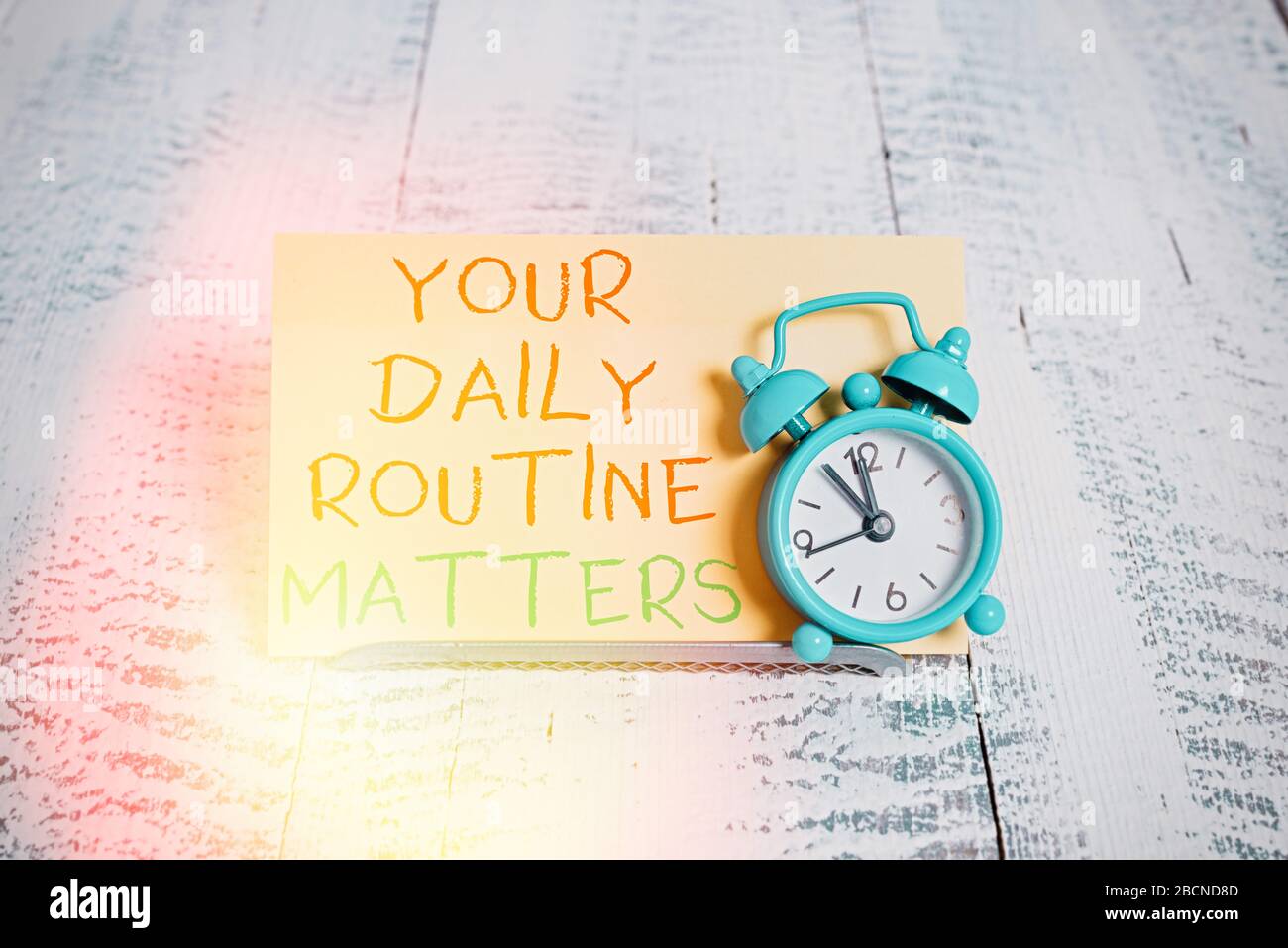 Word writing text Your Daily Routine Matters. Business photo showcasing ...