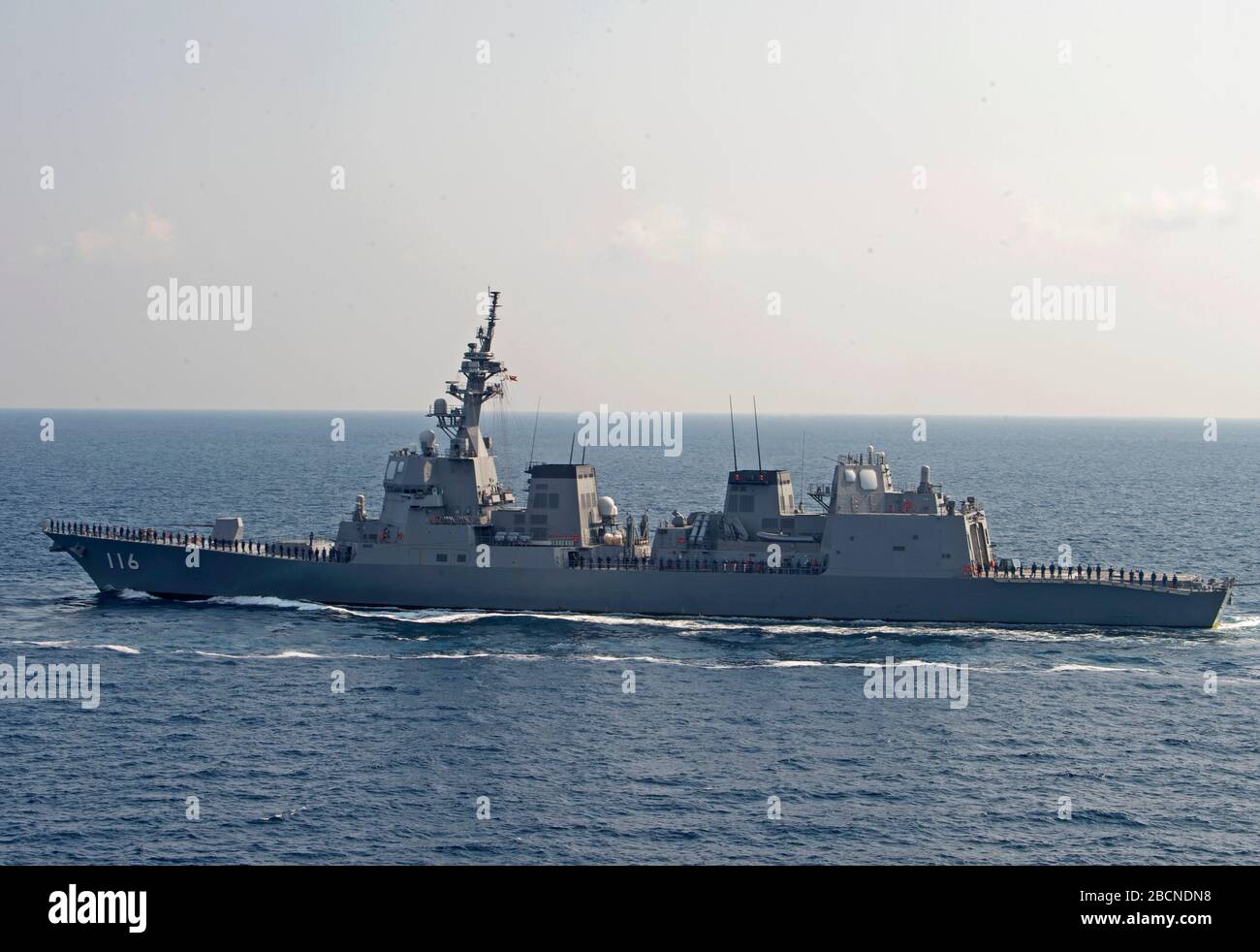 200402-N-WP865-1738 ANDAMAN SEA (April 2, 2020) Sailors assigned to the ...