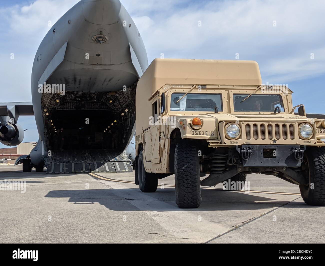 Soldiers from A Company, 63rd Expeditionary Signal Battalion, 35th ...