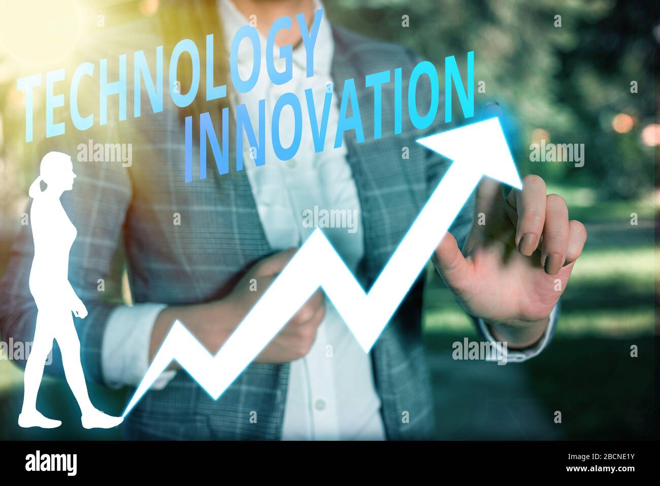 Writing note showing Technology Innovation. Business concept for ...