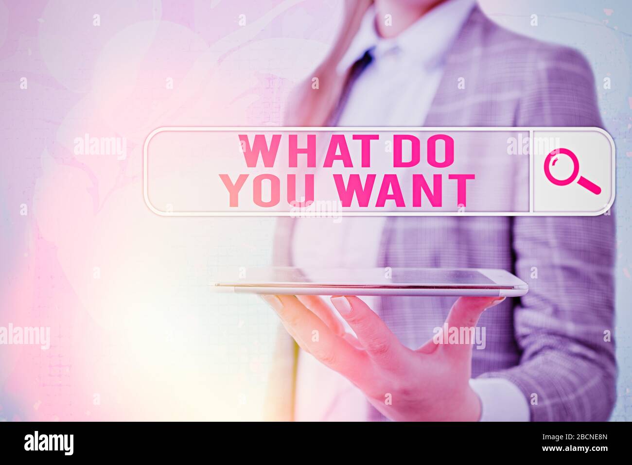 Conceptual hand writing showing What Do You Want. Concept meaning used ...