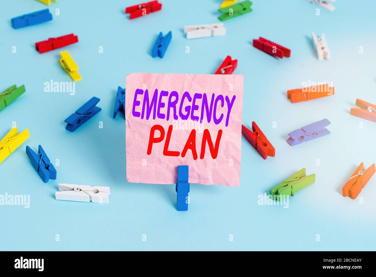 Handwriting text Emergency Plan. Conceptual photo actions developed to ...