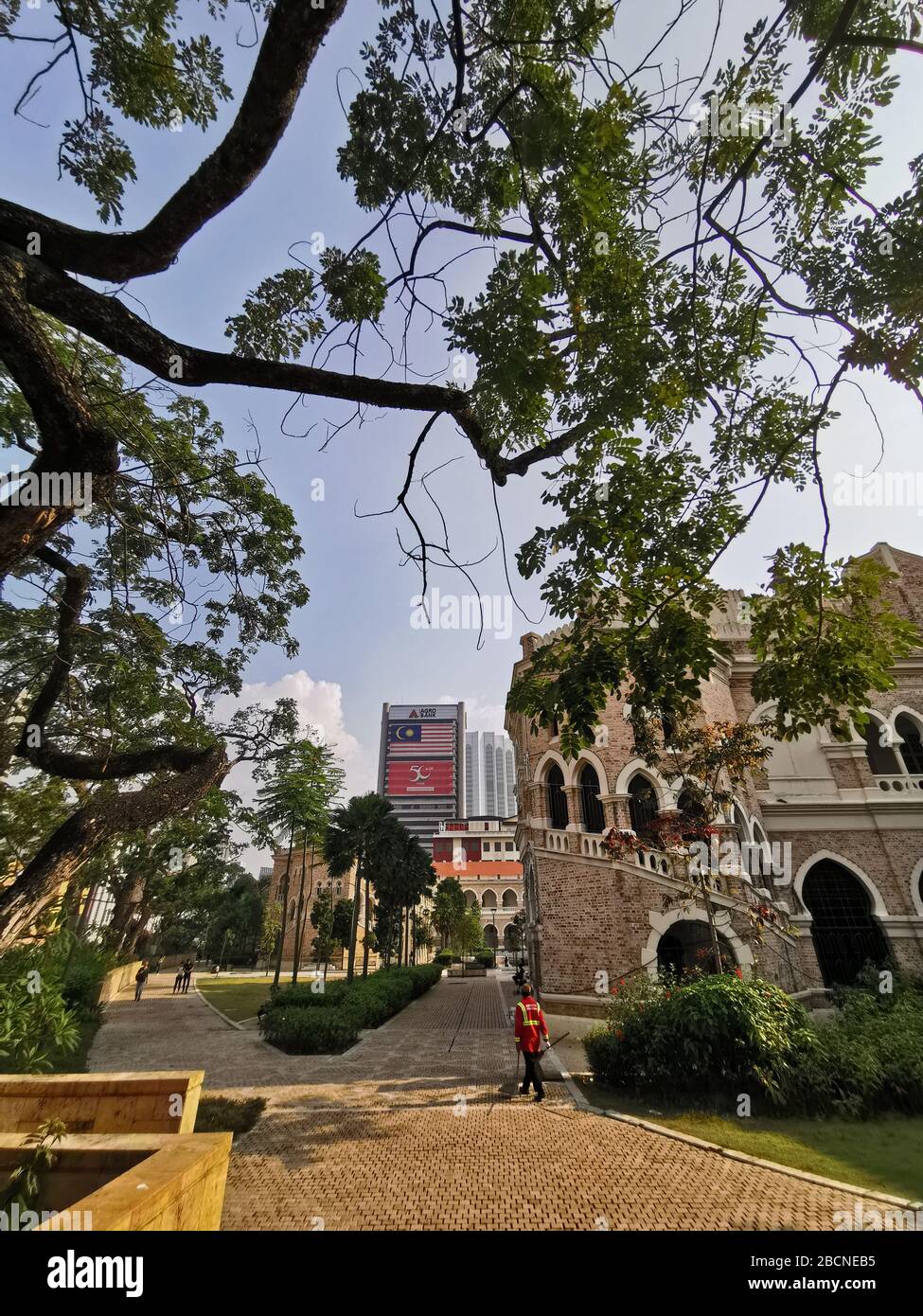 The dataran merdeka (Merdeka Square) located in the Kuala Lumpur city ...