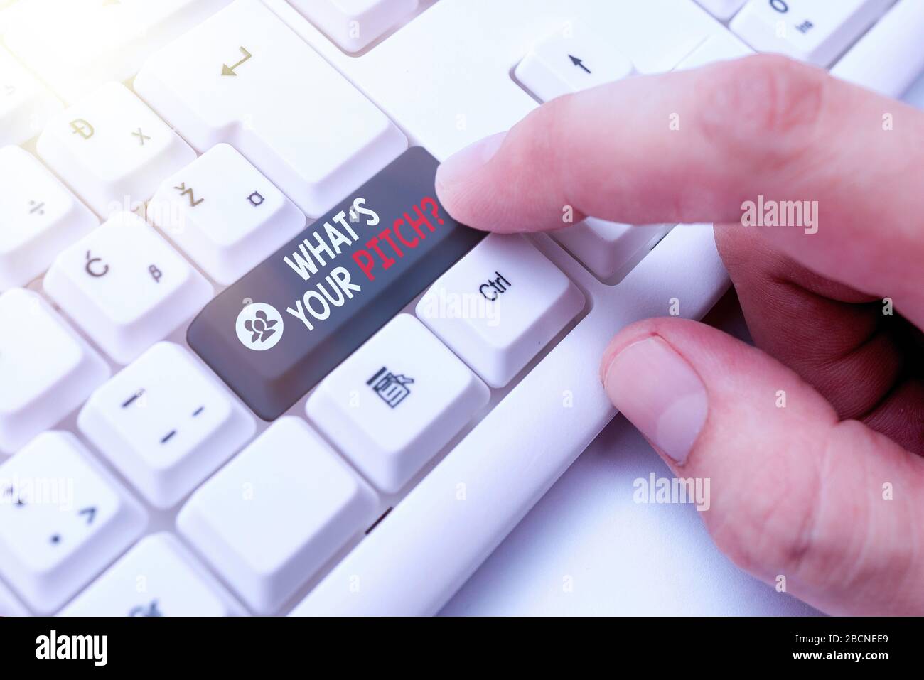 Conceptual hand writing showing What Is Your Pitch question. Concept ...