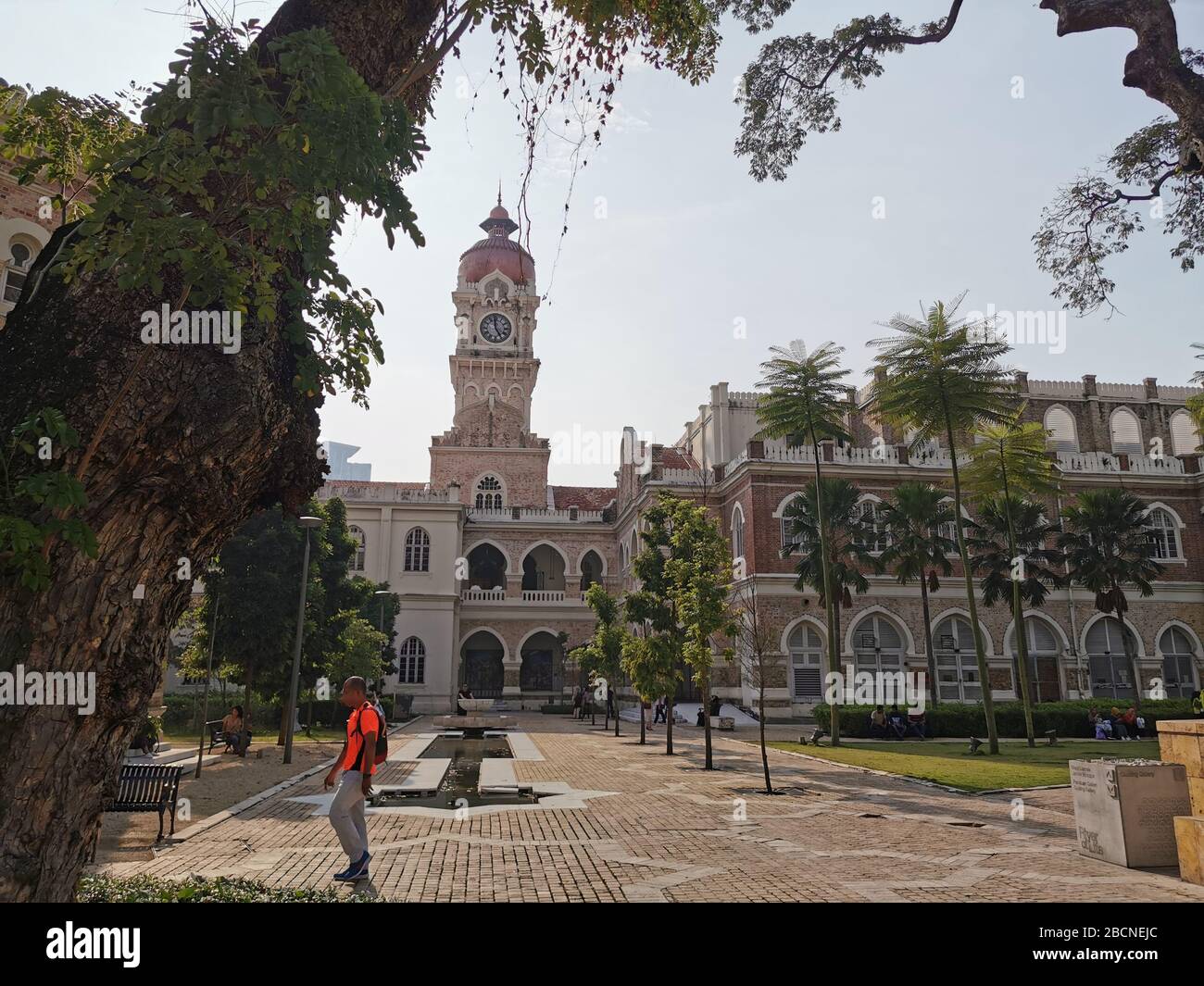 The dataran merdeka (Merdeka Square) located in the Kuala Lumpur city ...