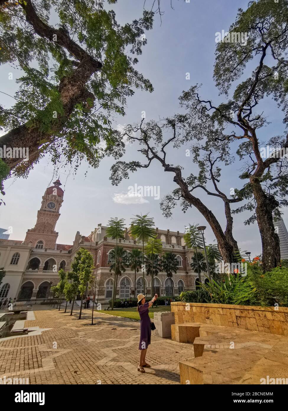 The dataran merdeka (Merdeka Square) located in the Kuala Lumpur city ...
