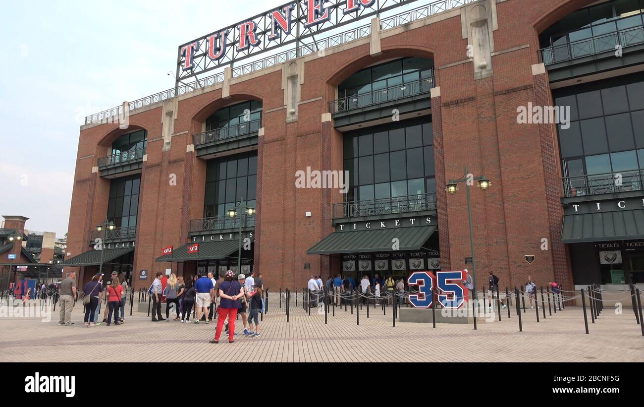 Turner field baseball hi-res stock photography and images - Alamy