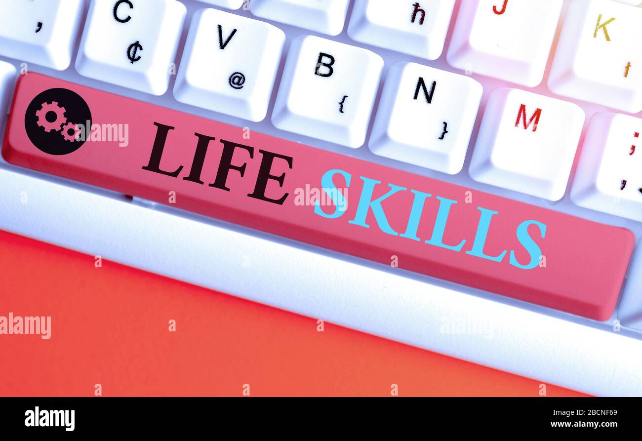 Word writing text Life Skills. Business photo showcasing skill that is ...