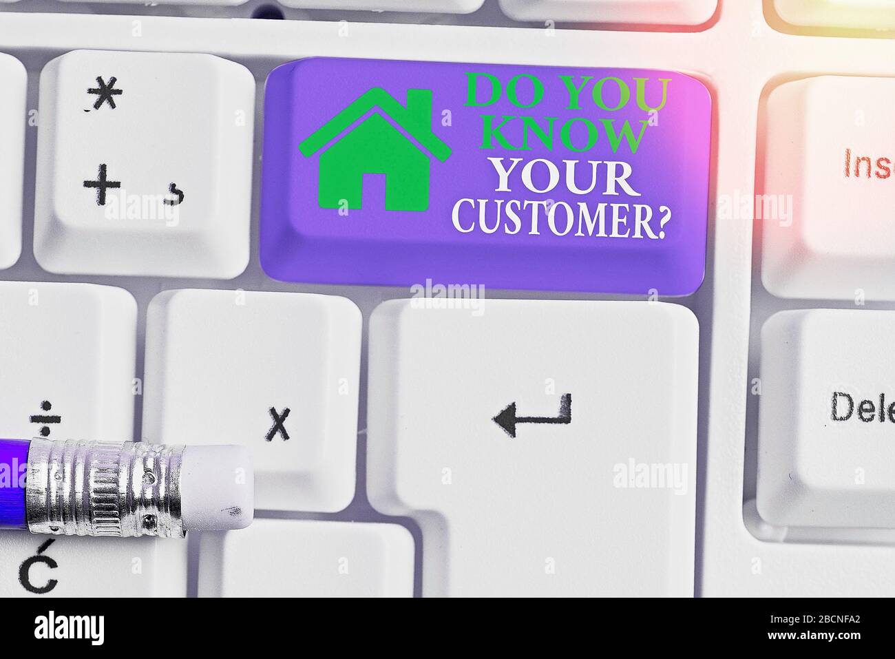 Text sign showing Do You Know Your Customer Question. Business photo ...