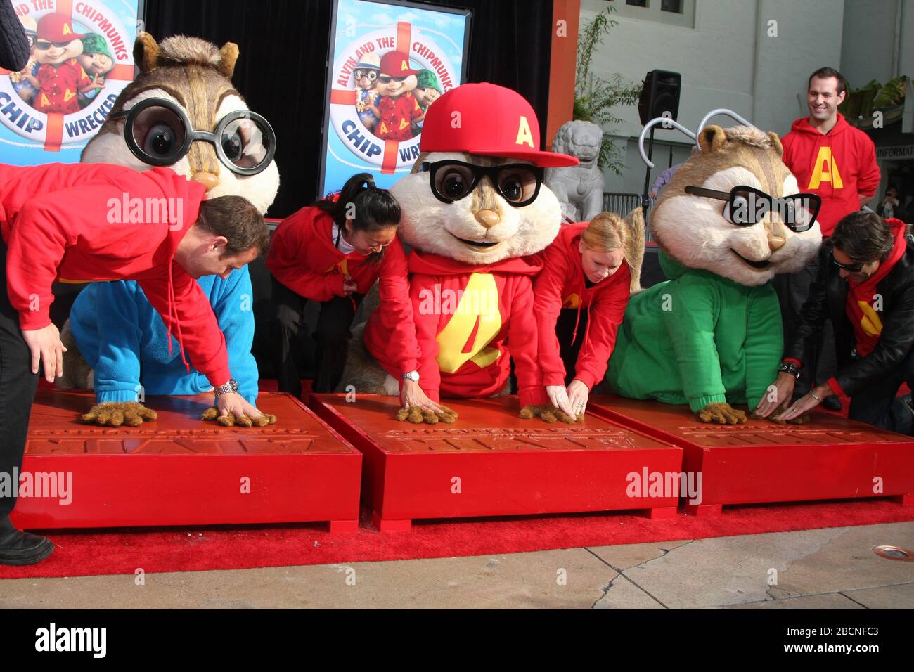 November 1, 2011, Los Angeles, CA, USA: LOS ANGELES - NOV 1: Alvin and ...