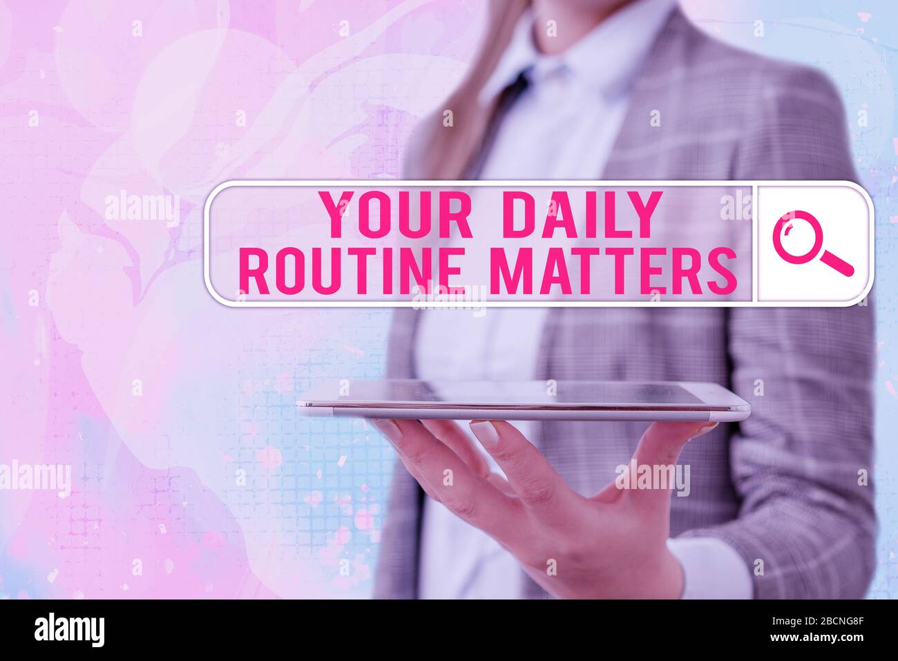 Conceptual hand writing showing Your Daily Routine Matters. Concept ...