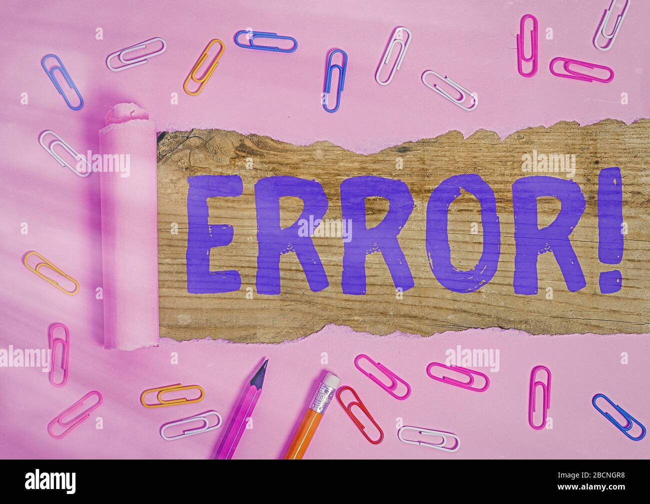 Conceptual hand writing showing Error. Concept meaning state or ...