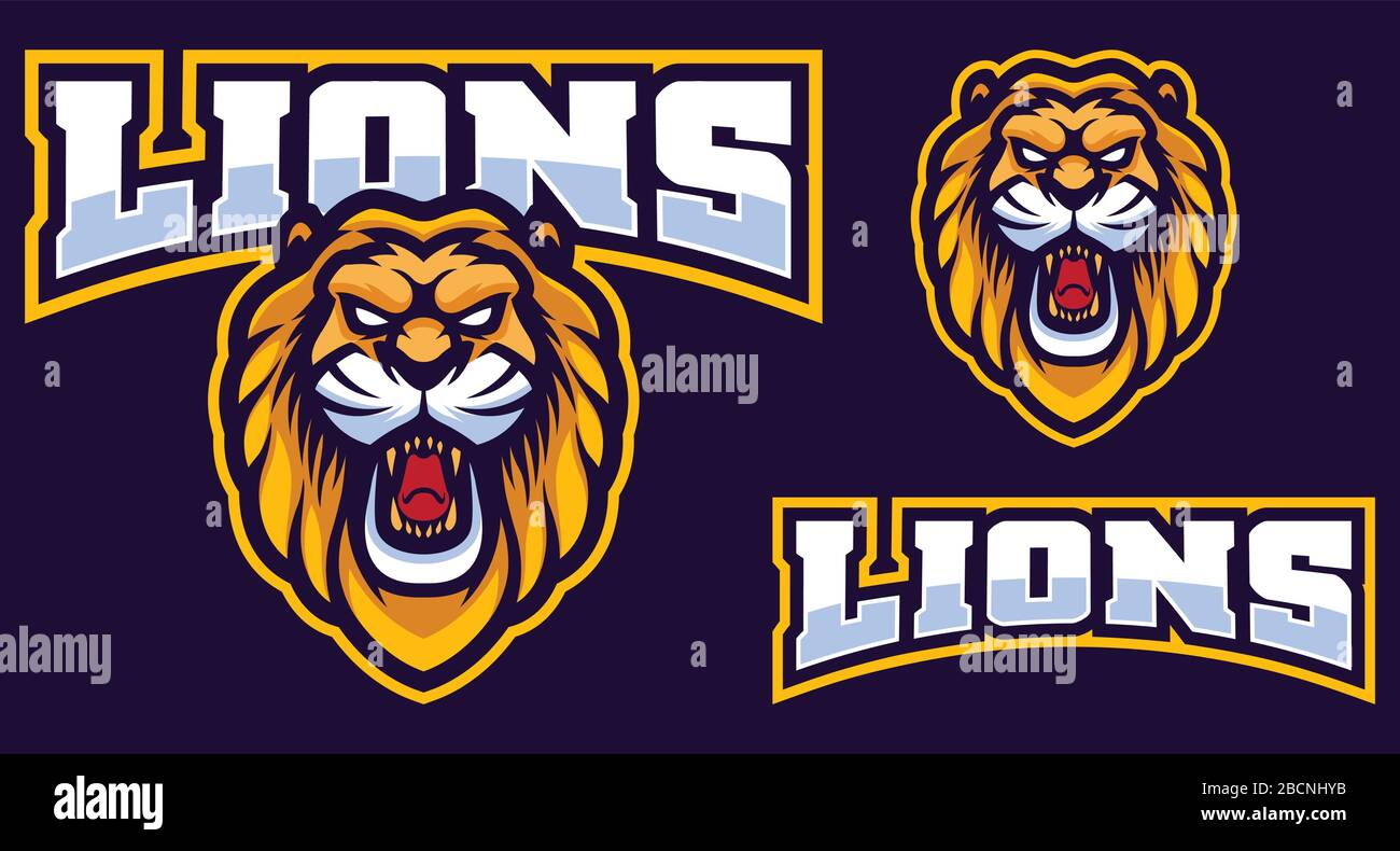 Lion Mascot Clipart