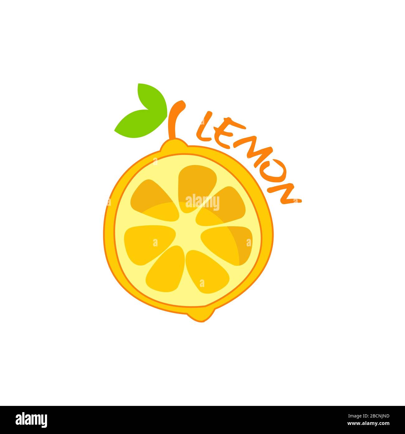 Lemon logo template vector fresh lemonade icon design Stock Vector ...