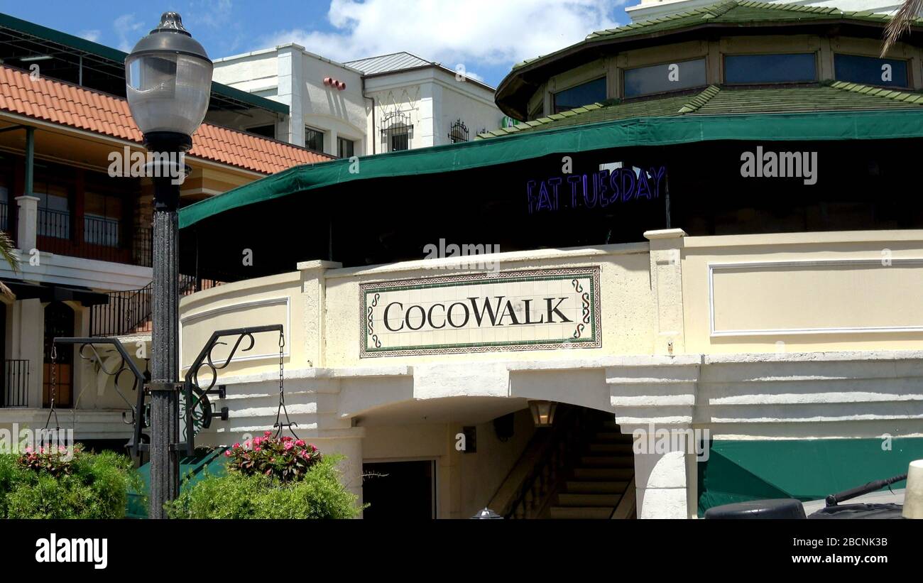 Cocowalk shopping Mall in Coconut Grove Miami Stock Photo - Alamy