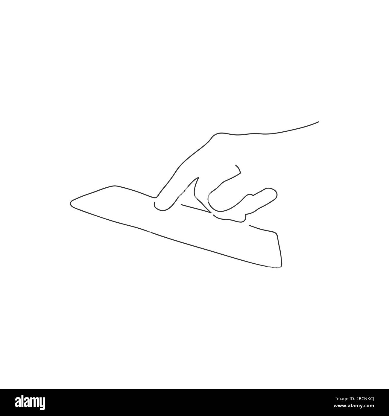 Technology line drawing, vector illustration design Stock Vector Image ...