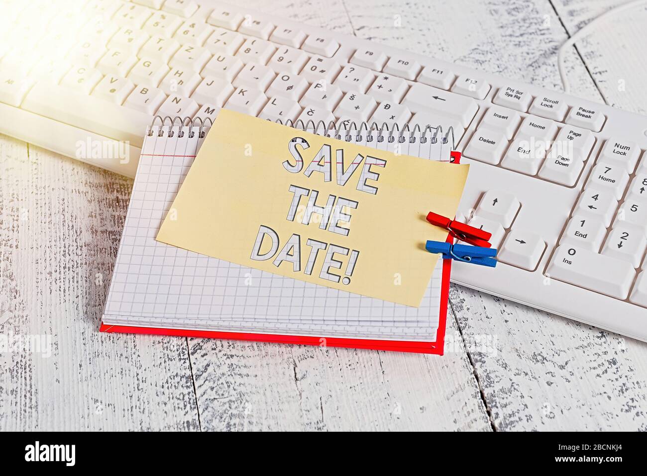 Text sign showing Save The Date. Business photo text reserve the ...