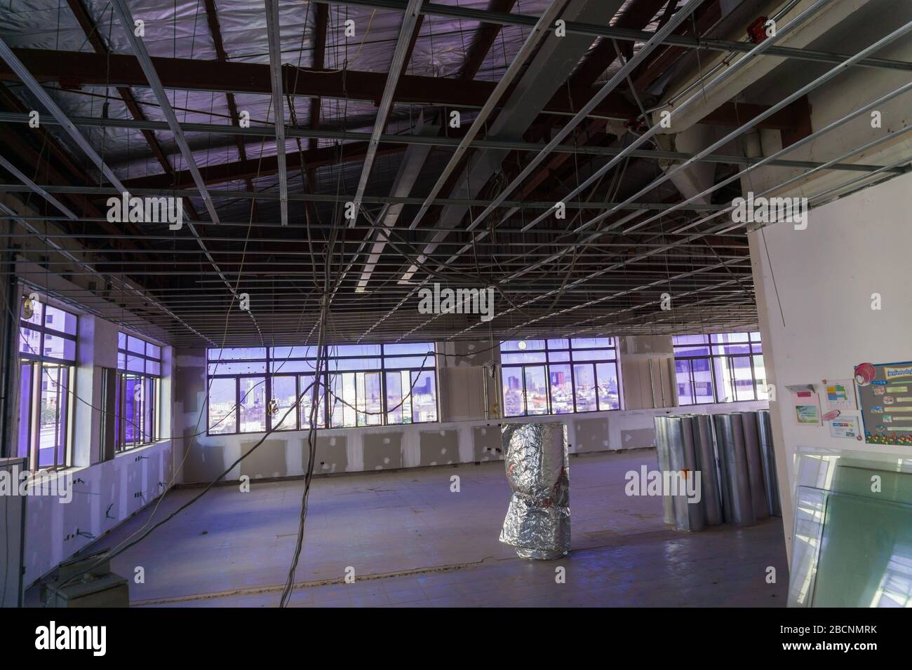 Interior renovation modern aprtment building, House under construction ...