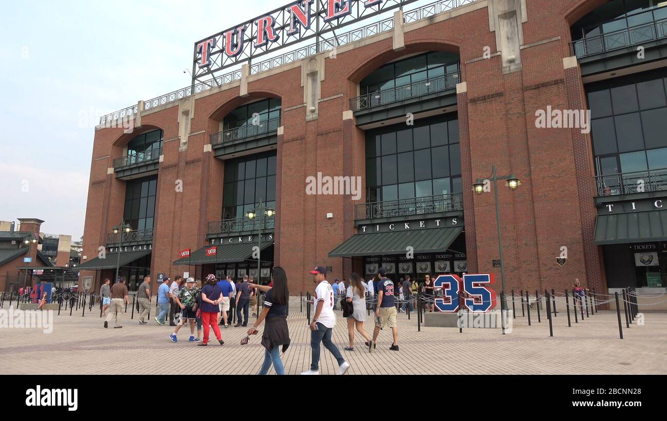 Turner Field Baseball stadium Atlanta - ATLANTA, USA - APRIL 22, 2016 ...