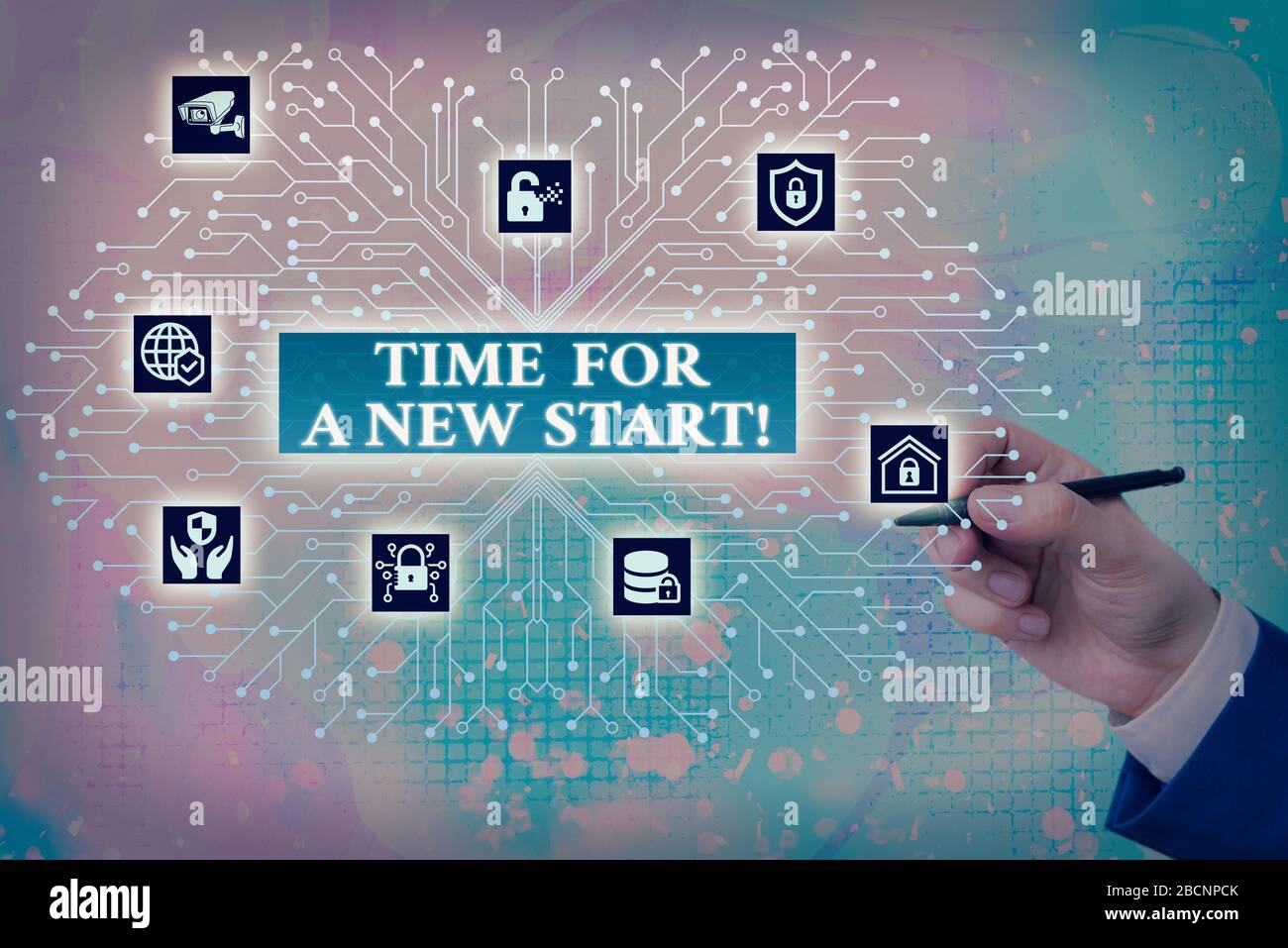 Conceptual hand writing showing Time For A New Start. Concept meaning ...