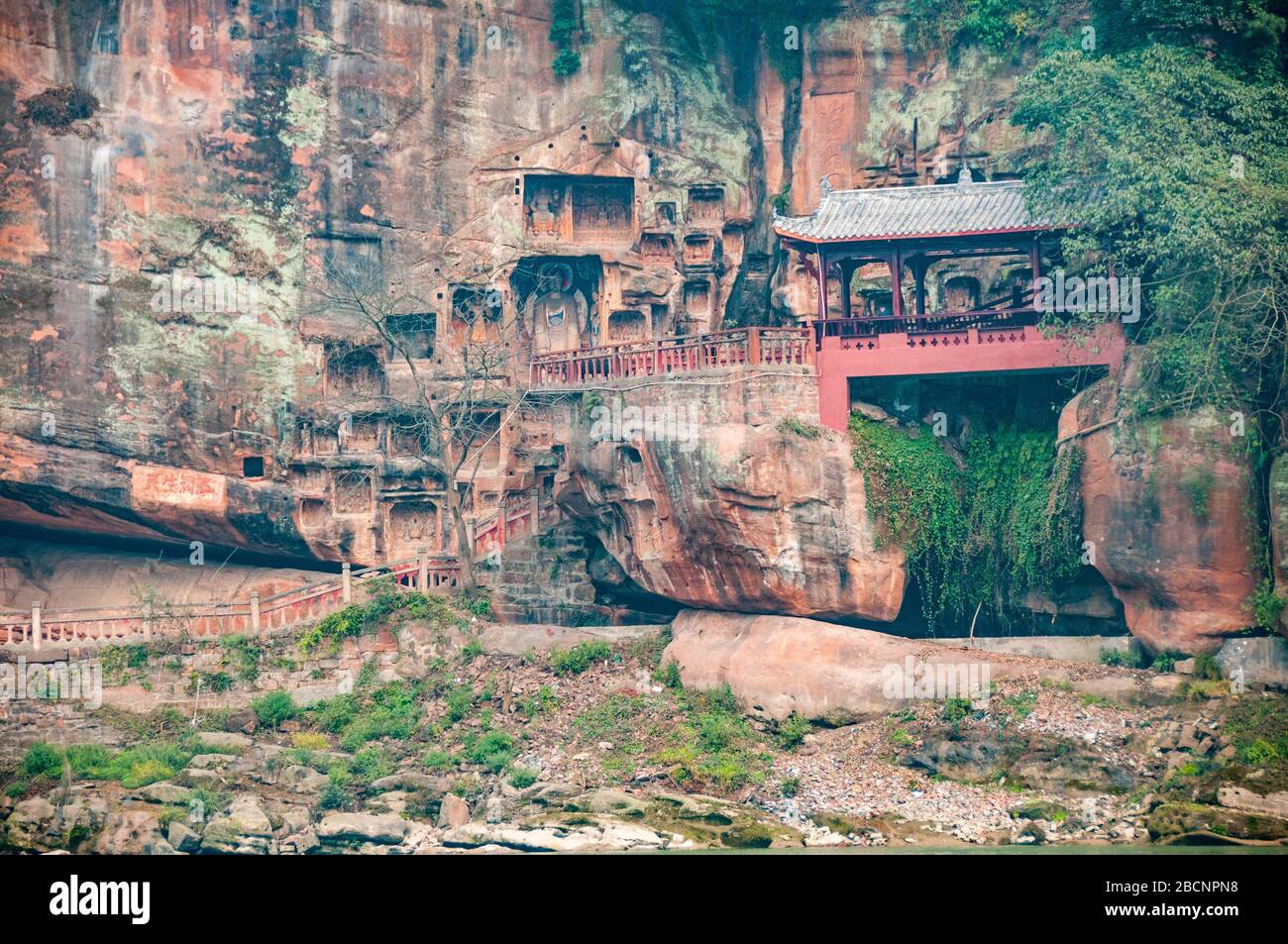 Thousand buddha cliffs hi-res stock photography and images - Alamy
